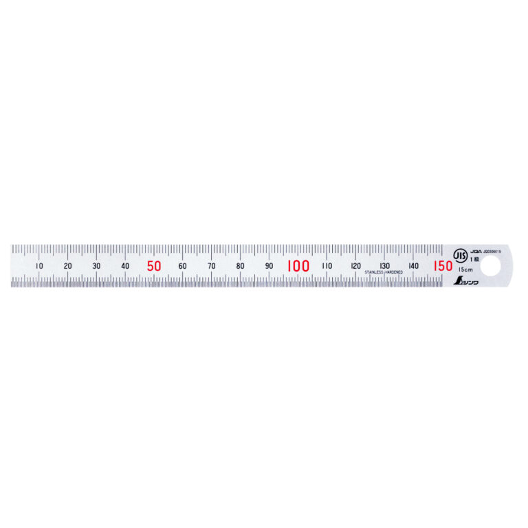 Shinwa stainless steel ruler 15 cm 13005 - Japansaegenshop.com