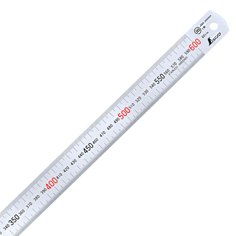 Shinwa stainless steel ruler 60 cm 13021 - Japansaegenshop.com